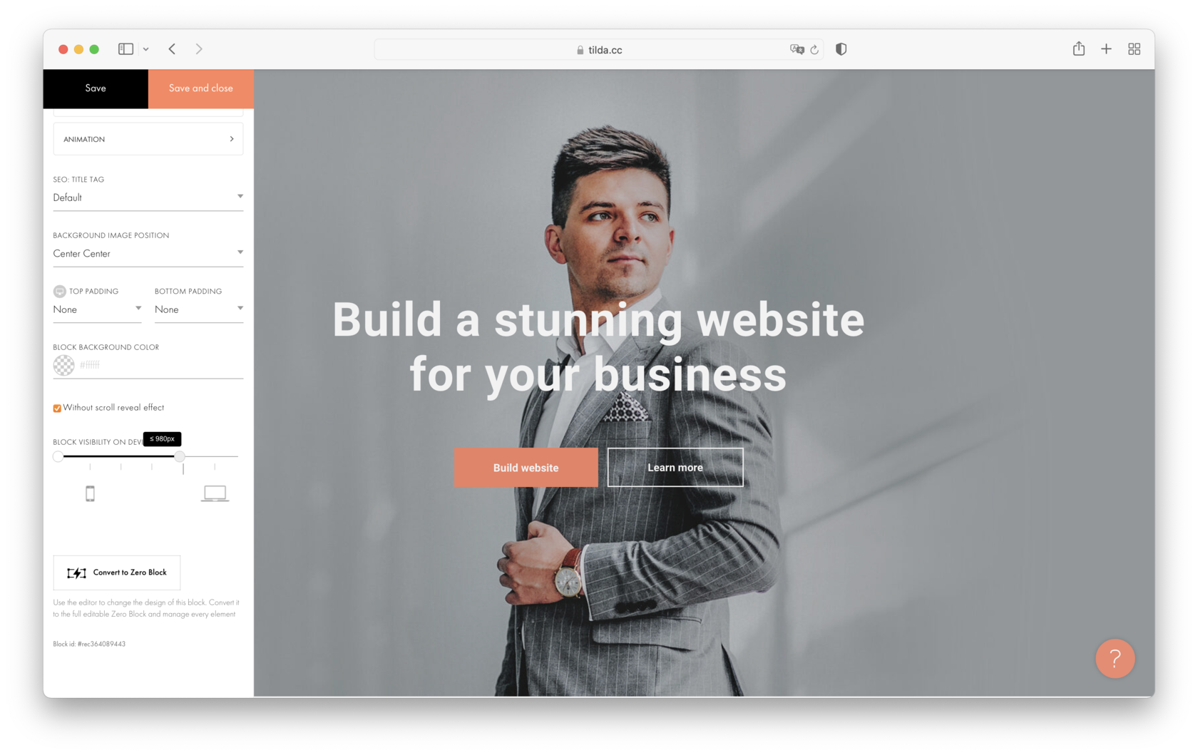 How to Optimize a Website for Viewing on Mobile Devices │ Tilda Help Center