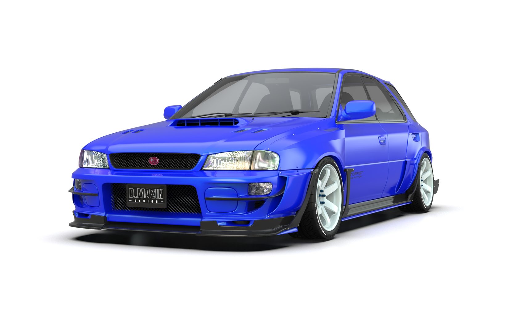 Full FENDERIST SPEC S Set / WIDE BODY KIT SUBARU IMPREZA WAGON 97-00
