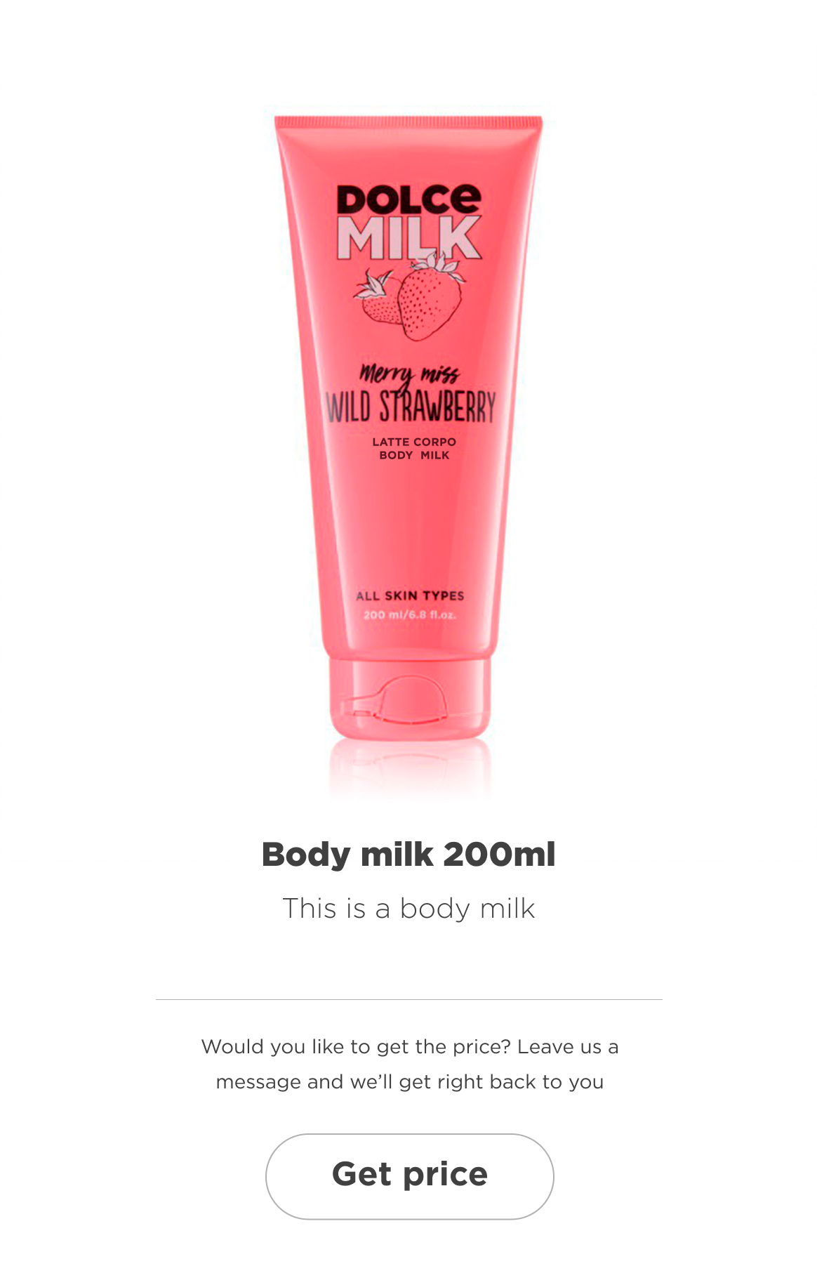 Dolce milk