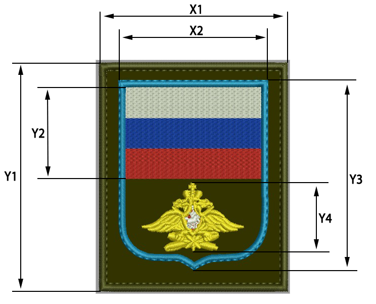 Производство шевронов оптом от 2000 шт за 1 день. Шевроны и нашивки на ...