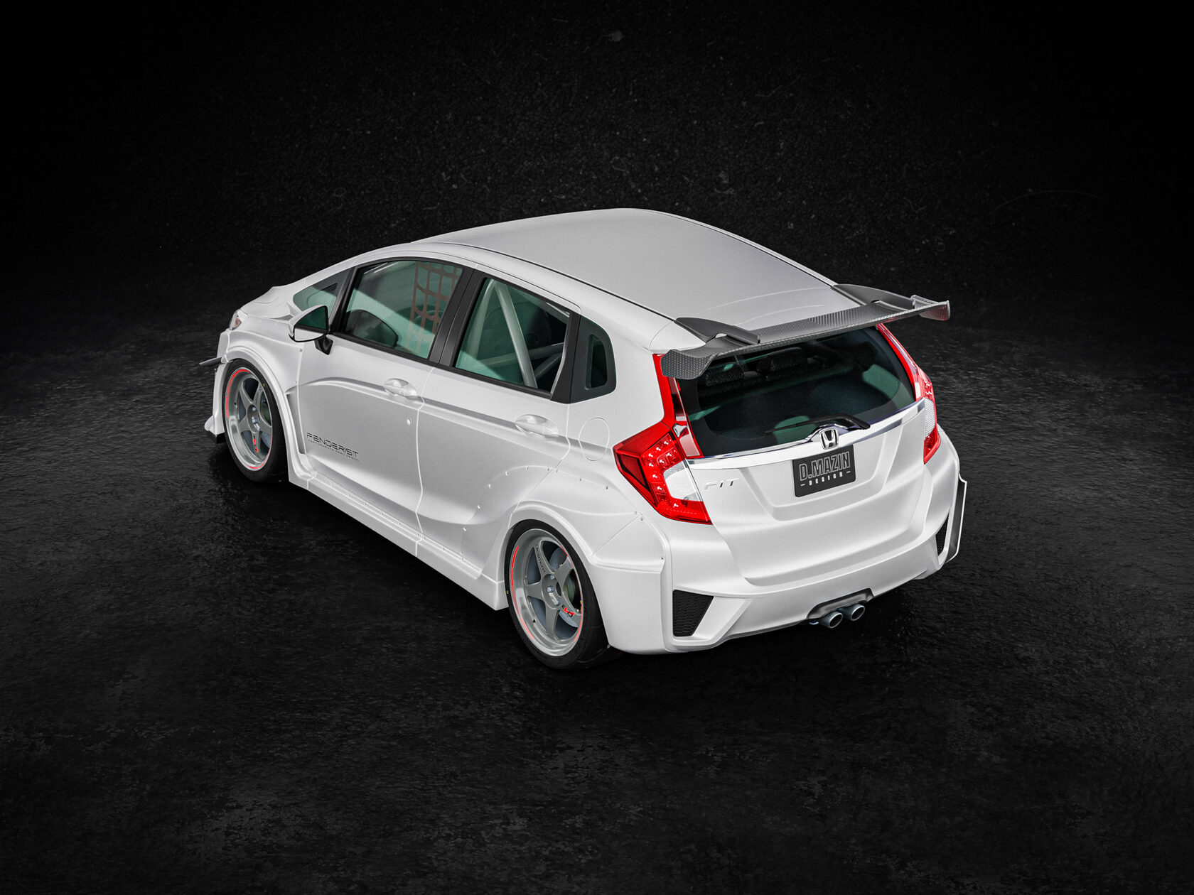 FENDERIST SPEC S Fender Flares Set / WIDE BODY KIT HONDA FIT / JAZZ 13-16