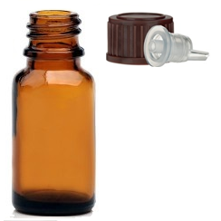 флакон из темного стекла.