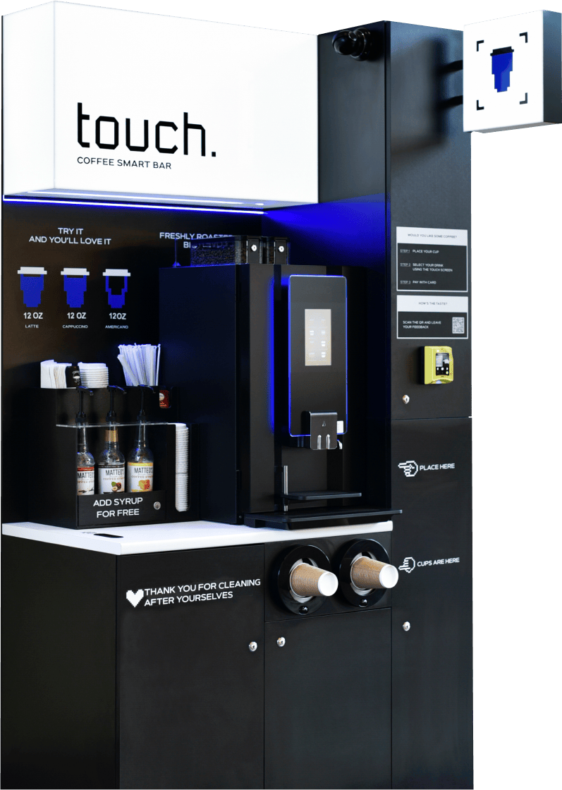 "Touch Coffee" fully automated self-service coffee bar