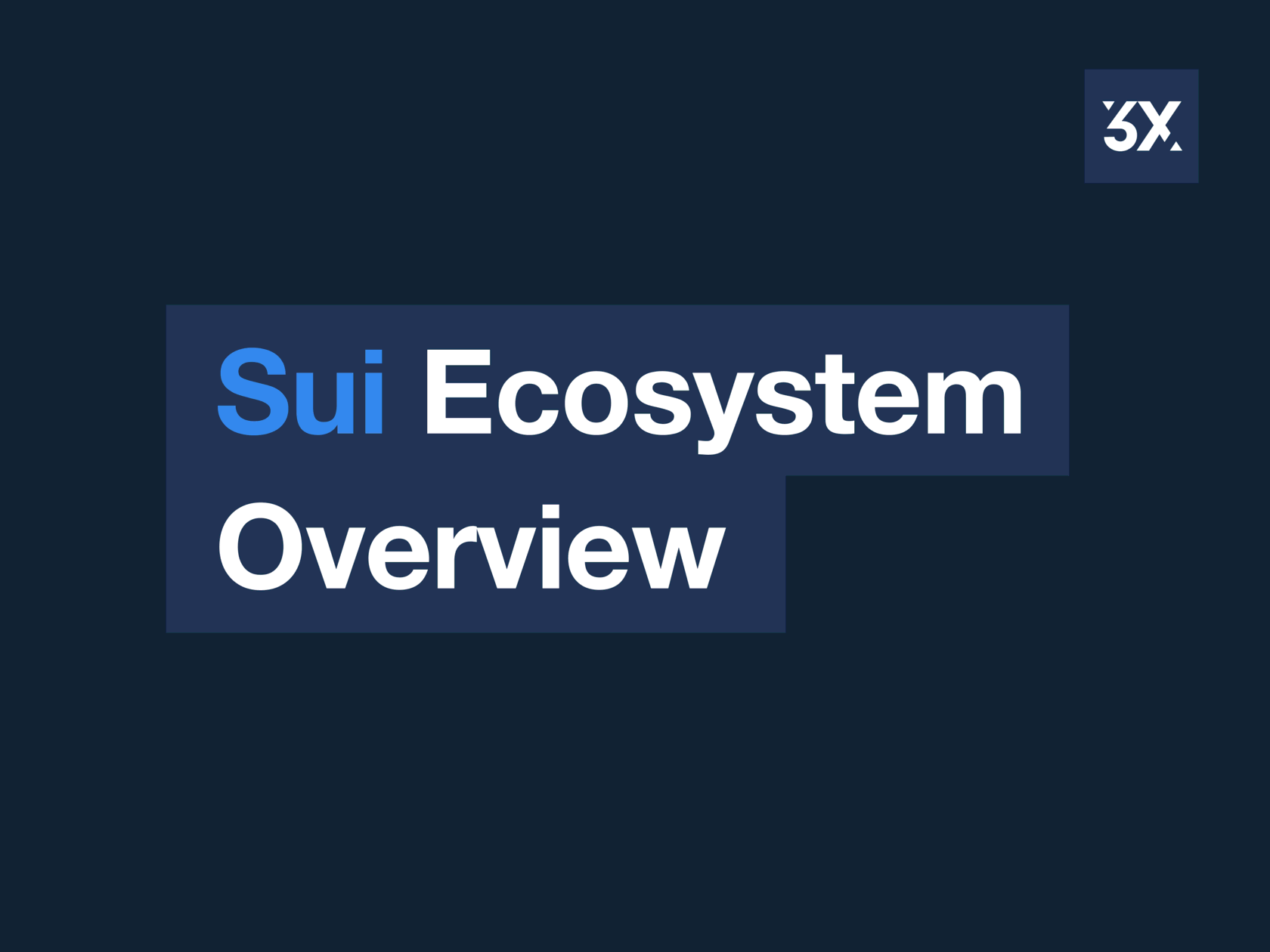 Exploring the Sui Network Ecosystem: Tokenomics, Partners, Projects