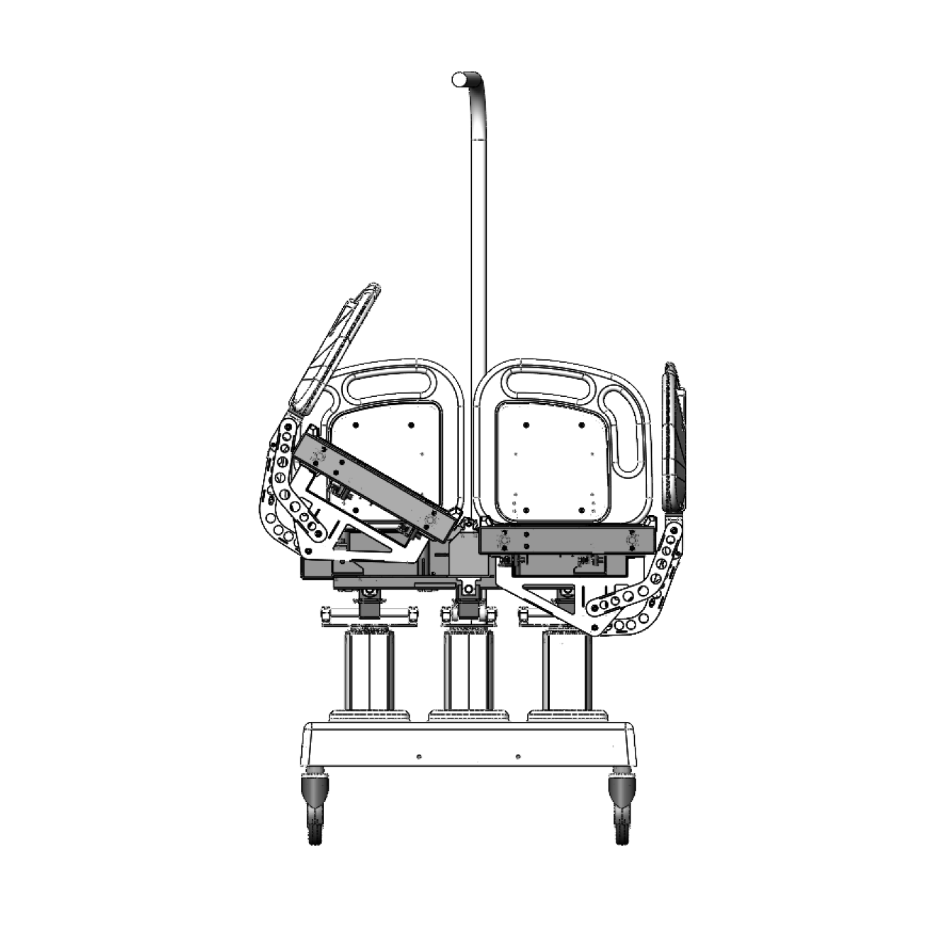 Papillon robotized hospital bed
