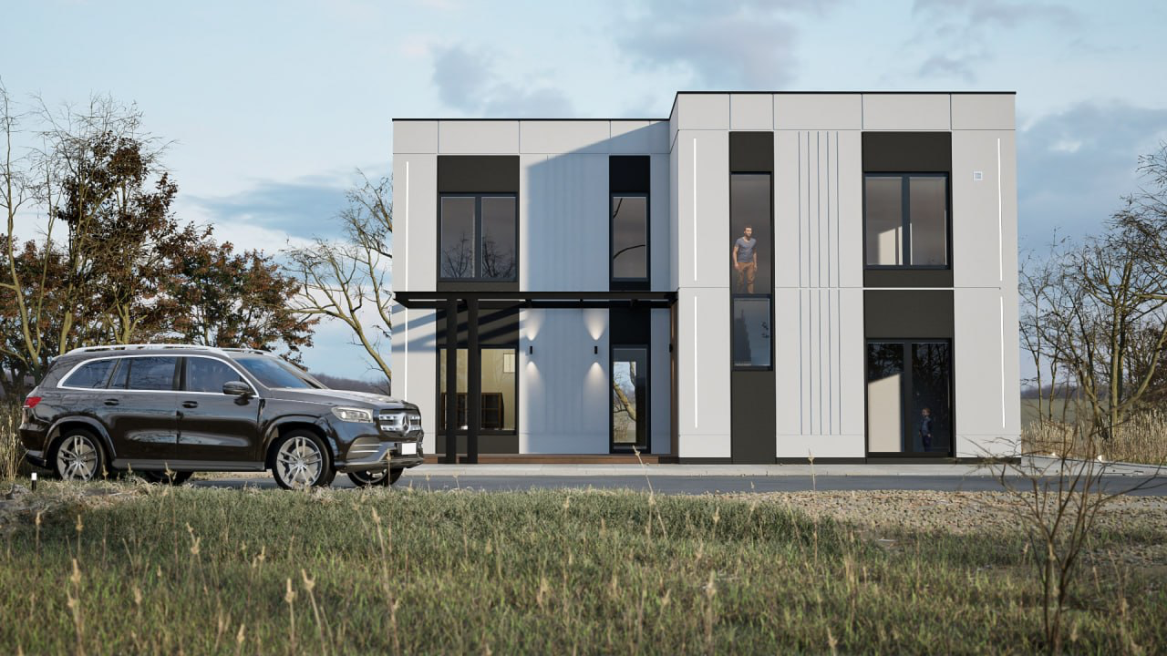 Проект дома из ЖБИ FP-5 Pilvi | FINSTROYPANEL