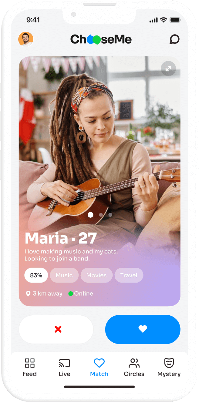 ChooseMe | Connect Over Shared Passions