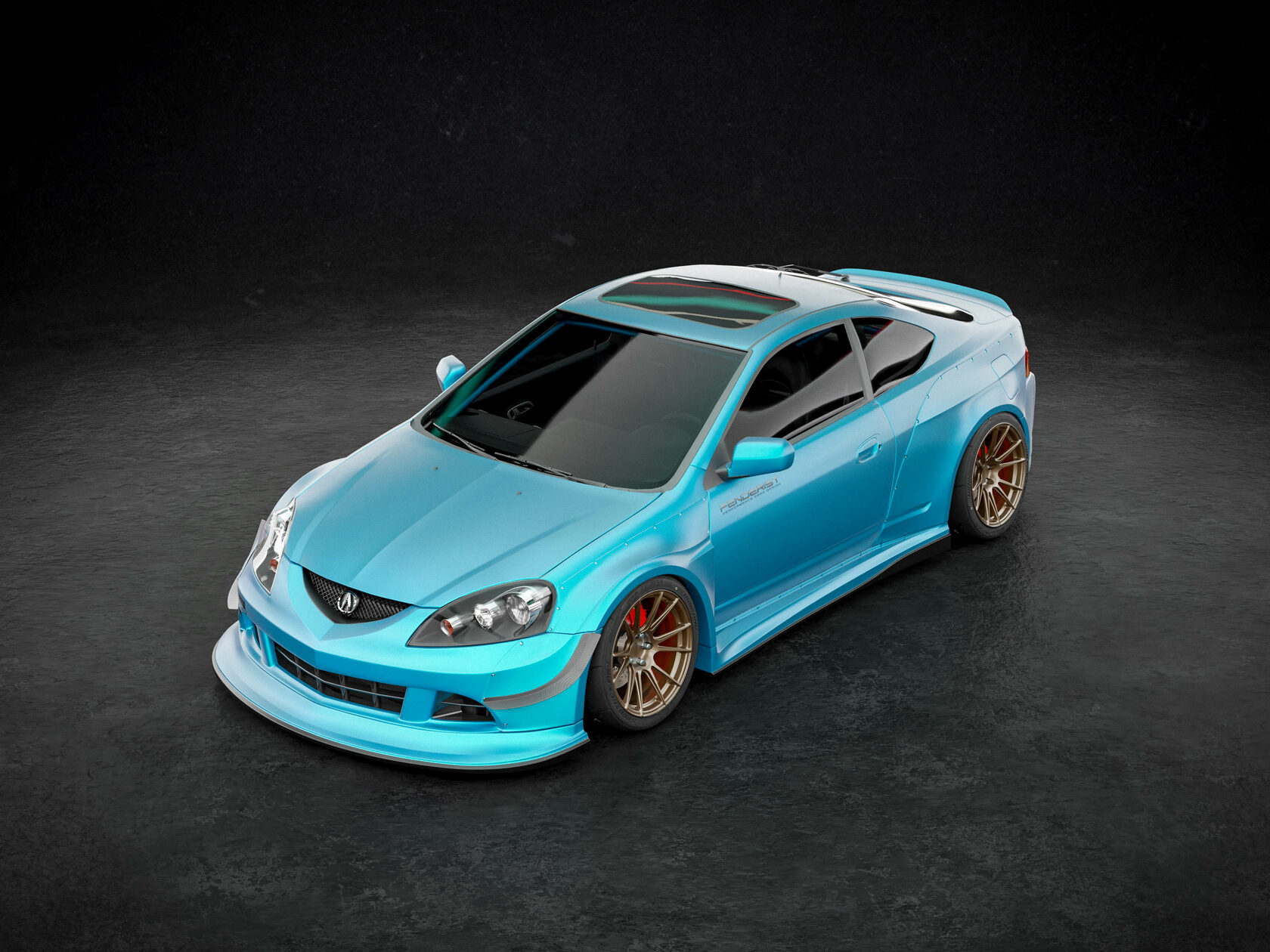 FENDERIST SPEC S Full Set / WIDE BODY KIT HONDA INTEGRA / ACURA RSX ...