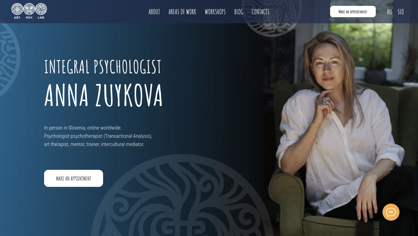 Psychologist in Slovenia Anna Zuykova