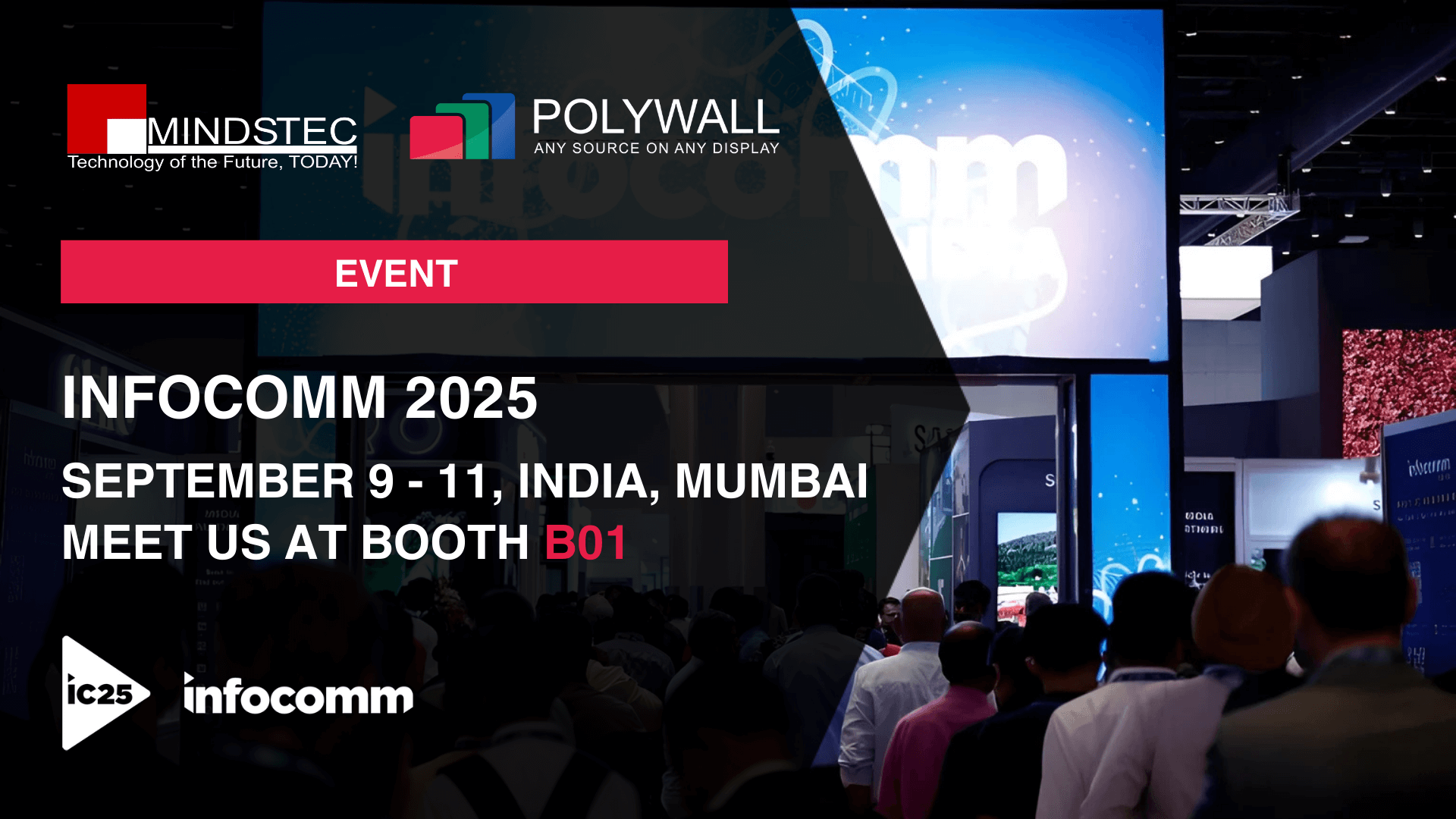 [September 9–11, 2025] Event: Meet Polywall at InfoComm India – Mumbai