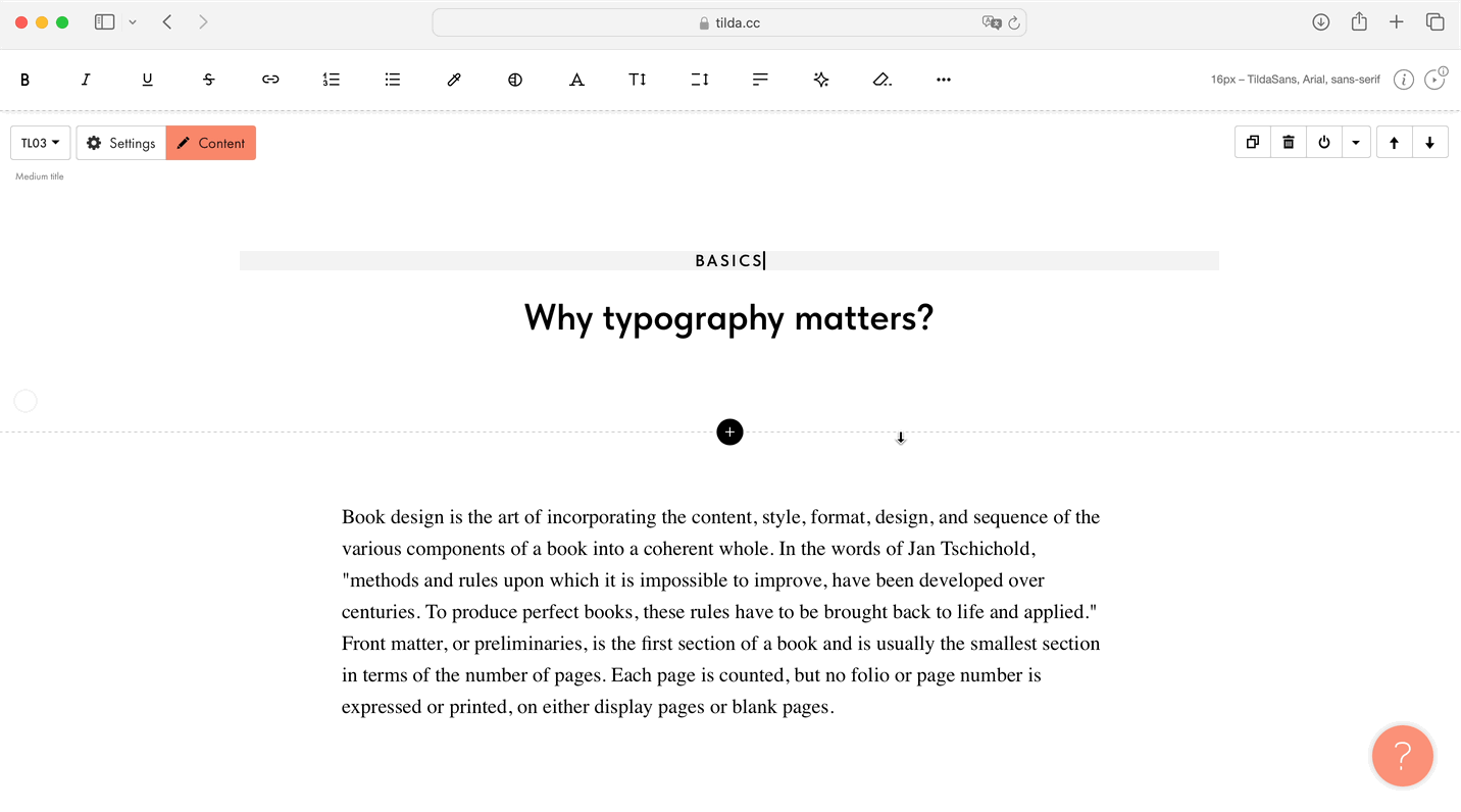 Why Does a Website Display Incorrect Fonts? │ Tilda Help Center