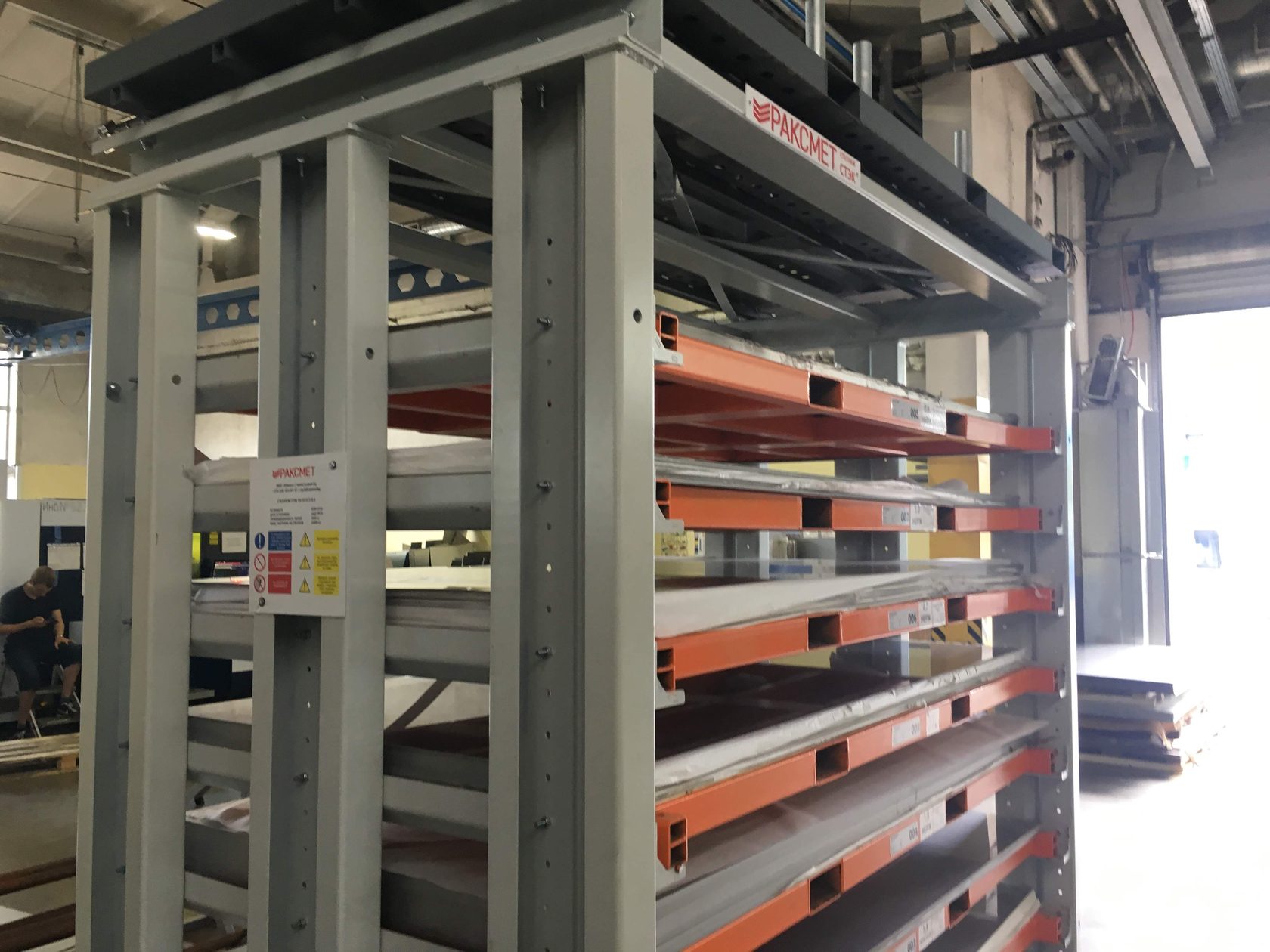 Photos of sheet metal rack systems | RAXMET
