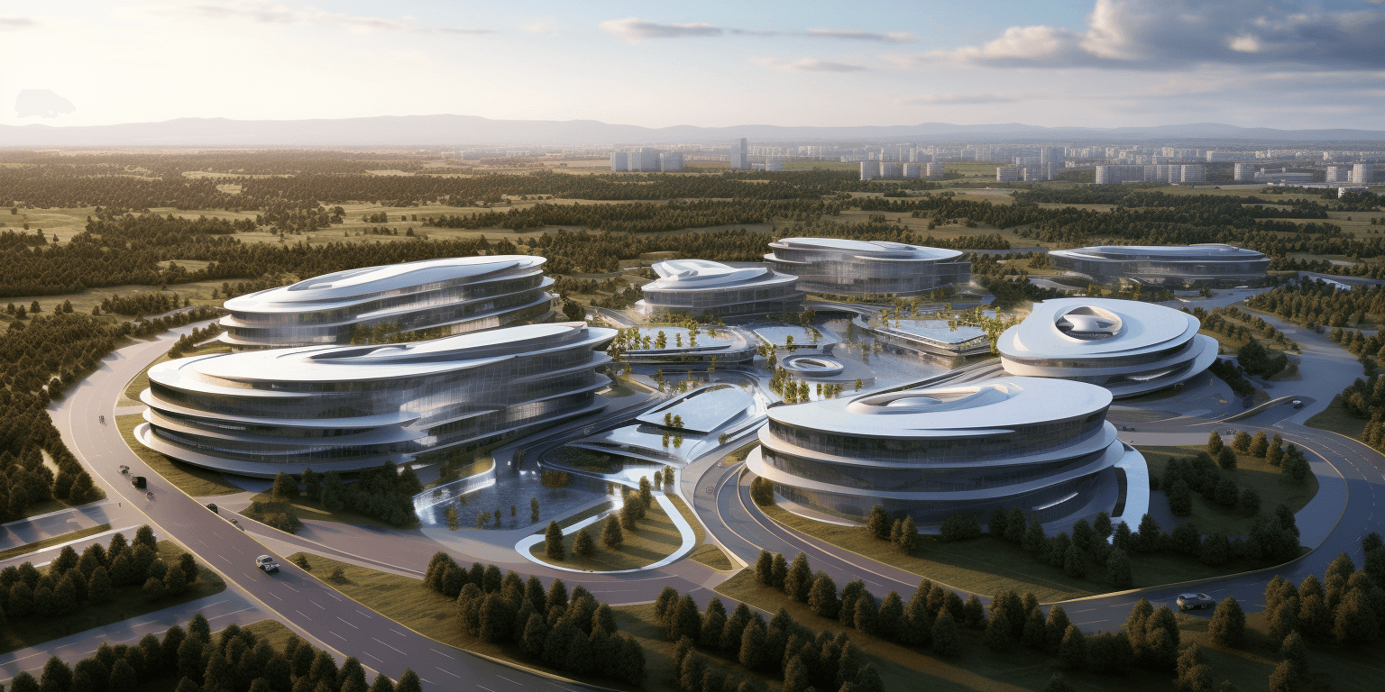 Технопарк Shanghai Zizhu National High- tech Industrial Development ...