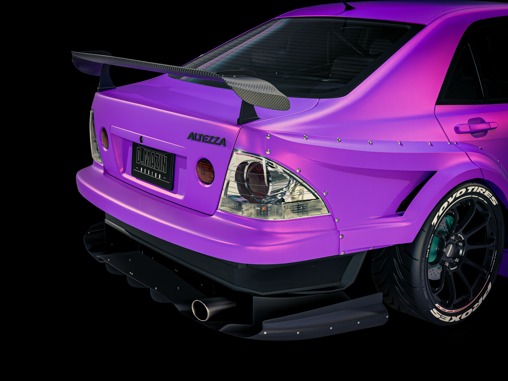 FENDERIST SPEC S GRIP 60mm / WIDE BODY KIT FENDER FLARES SET TOYOTA ...