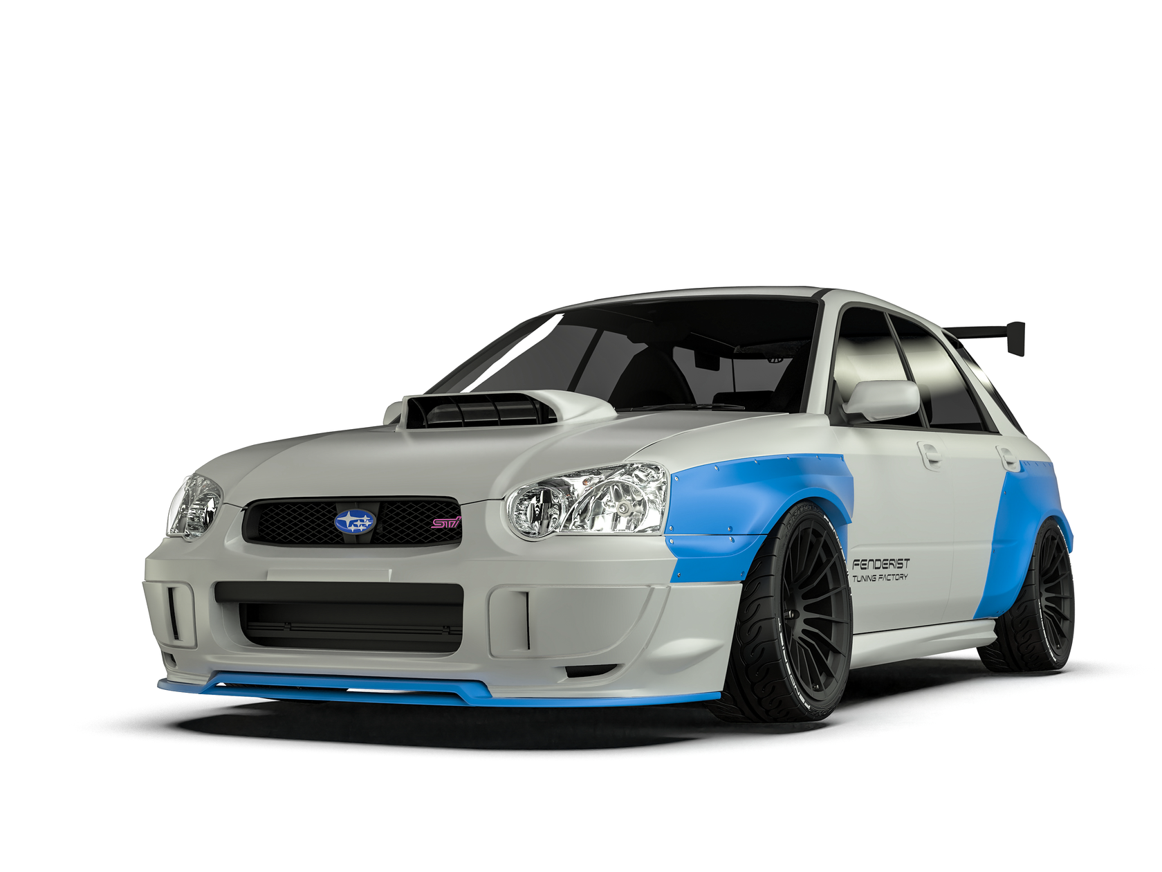 Front Lip Spoiler SUBARU IMPREZA WAGON WRX / STI 03-05