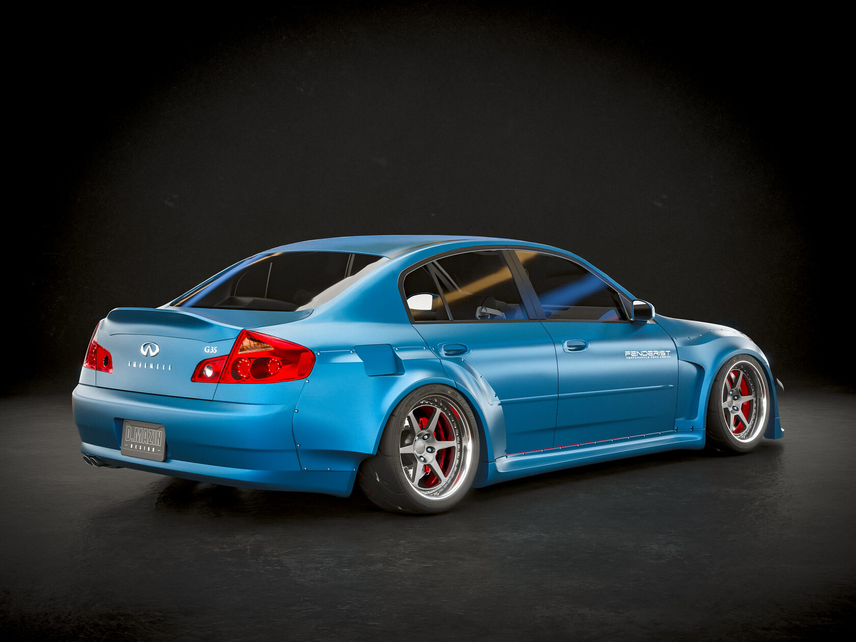 FENDERIST SPEC S Full Set / WIDE BODY KIT INFINITI G35 / NISSAN SKYLINE ...