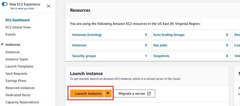 How to create EC2 instance