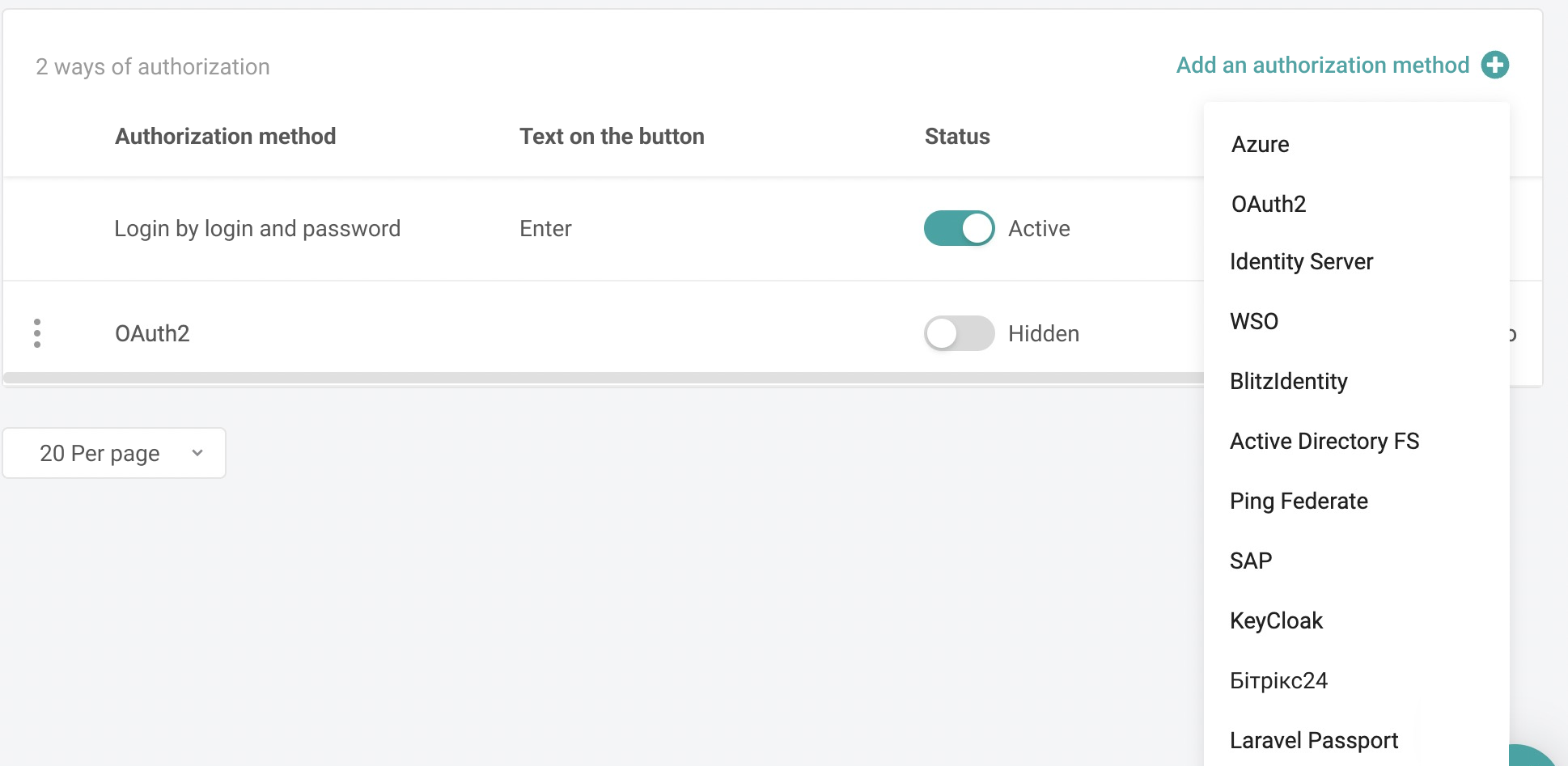 Authorization and verification settings | Clever LMS