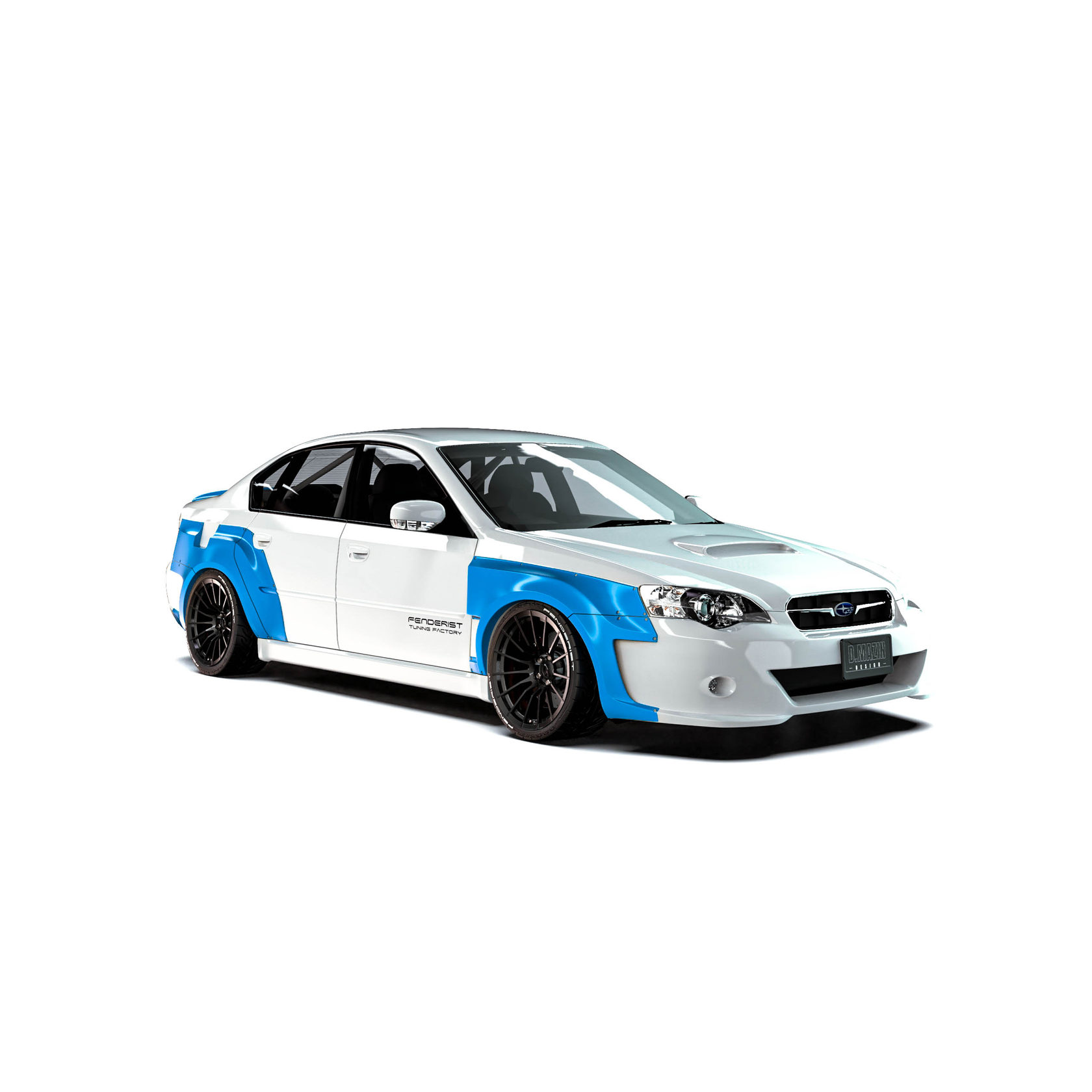 FENDERIST SPEC S Fender Flares / WIDE BODY KIT SUBARU Legacy B4 Spec B ...