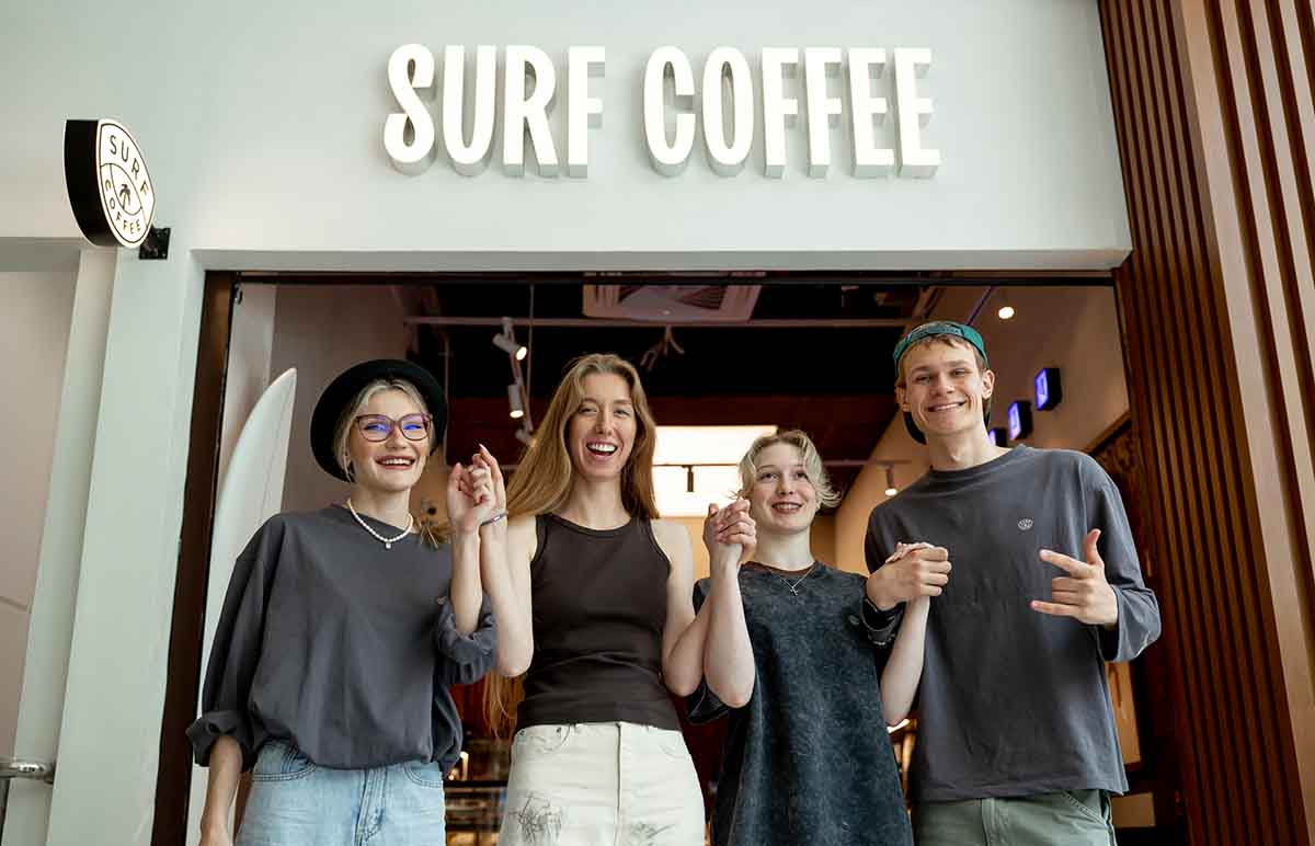 SURF COFFEE® X ATRIUM