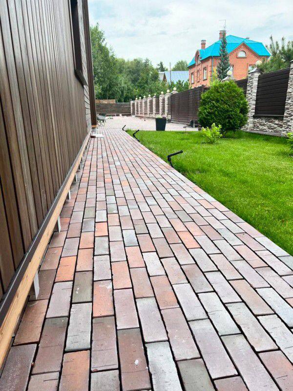 Тротуарная клинкерная брусчатка купить в Казани