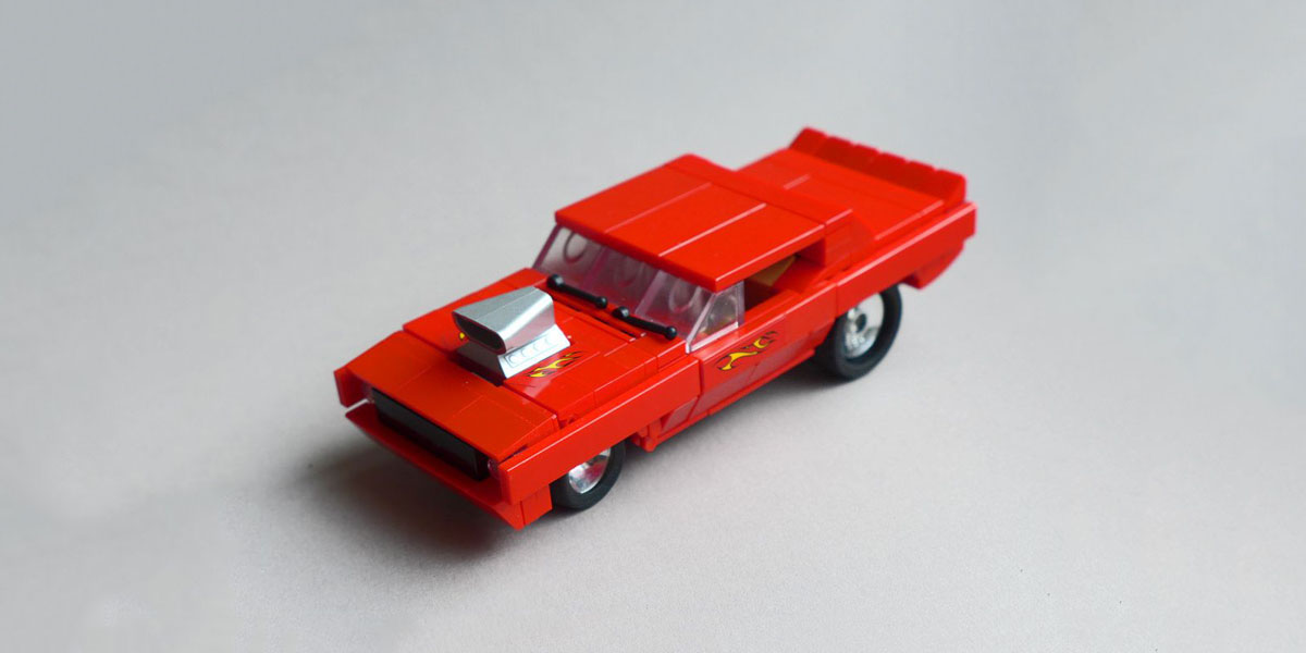 LEGO самоделка: Cuda Dragster