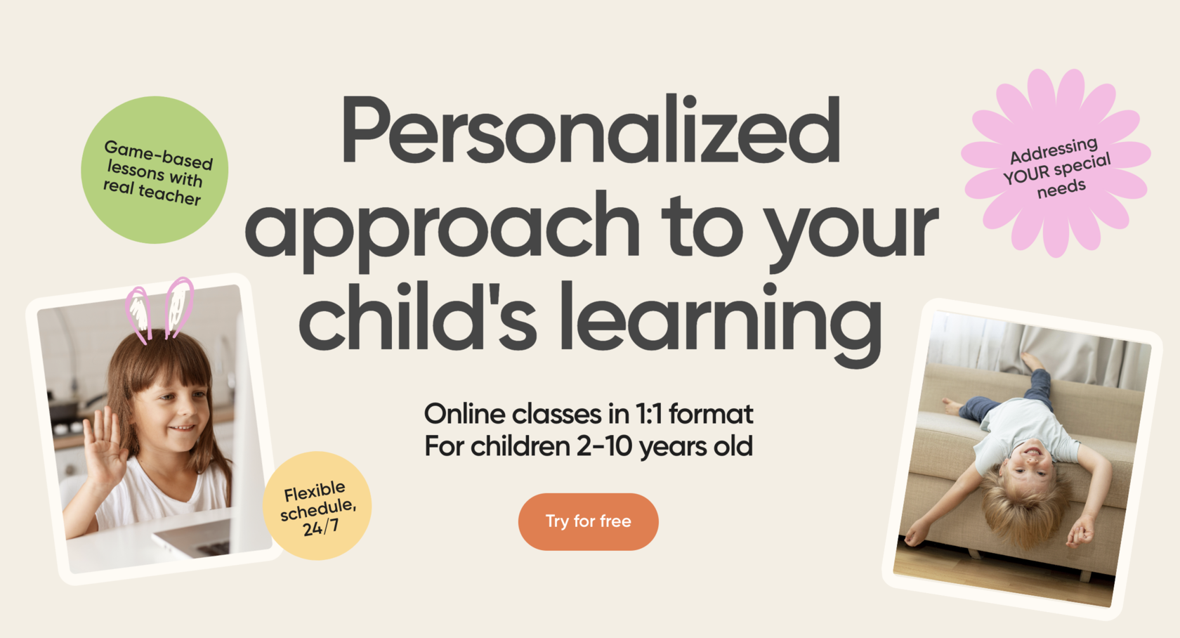 Online lessons for your child make learning fun with us | ChildOne
