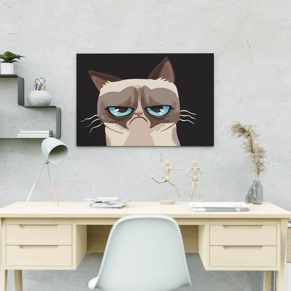 Арт на холсте - Grumpy cat