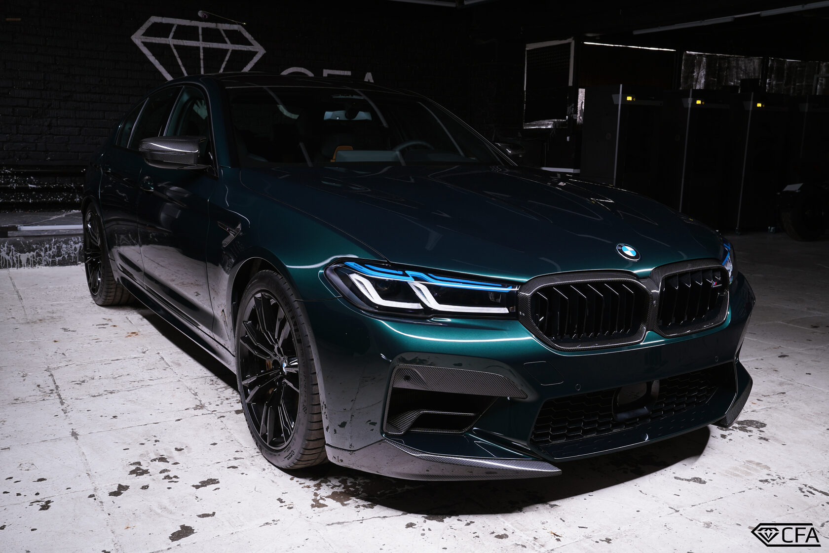 BMW M5 LCI GREEN