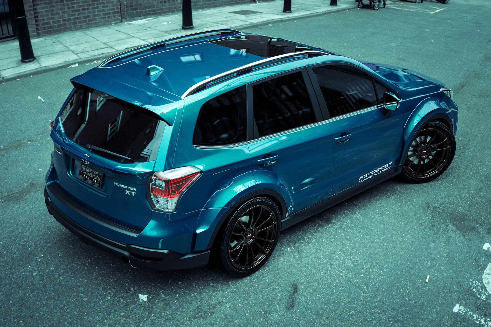 FENDERIST SPEC S Fender Flares Set / Wide Body Kit SUBARU FORESTER SJ 14-18