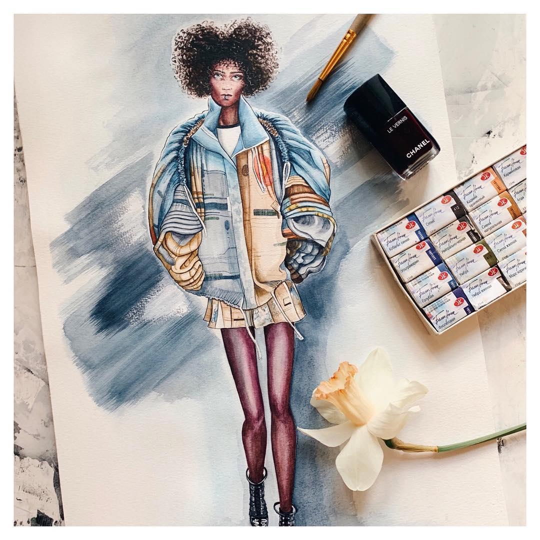 OLGA KHOMICH - Tutor of fashion illustration courses