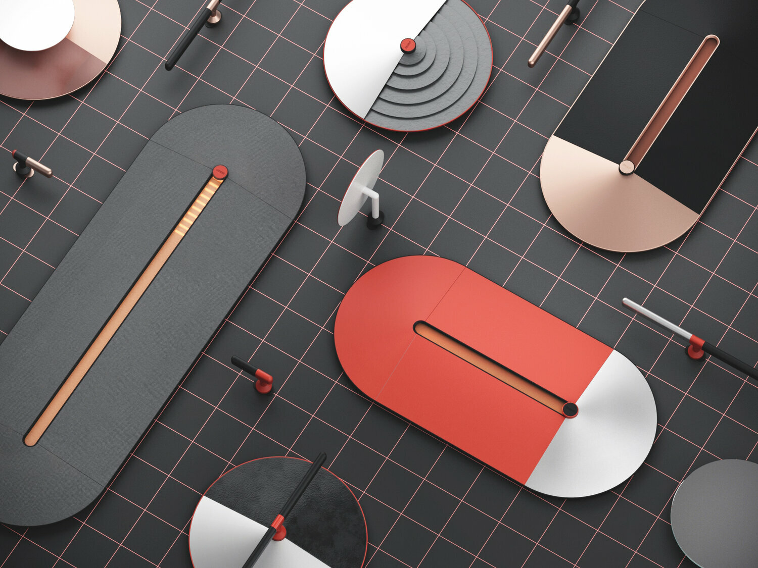 Beyond the edge — minimalist ceramics, a couple of faceted stacks