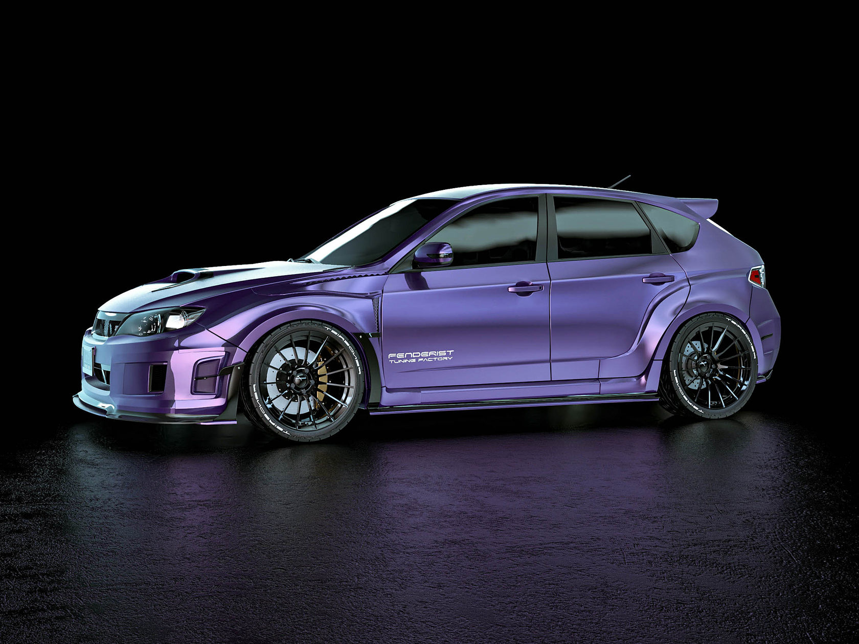 BUMPER CANNARDS SUBARU IMPREZA WRX STI GRB/GRF 10-14