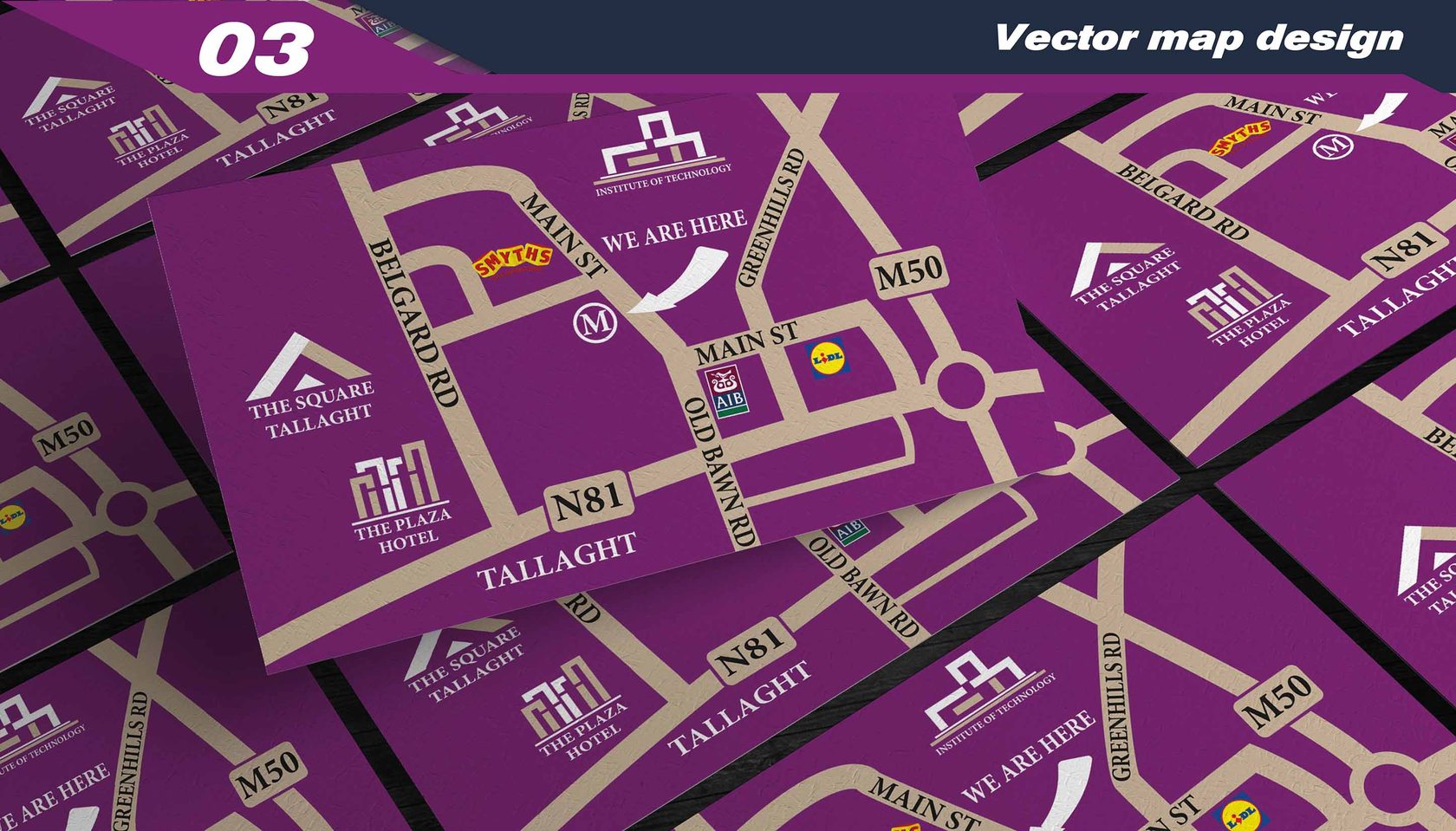 Designing Direction Maps For Flyers And Cards