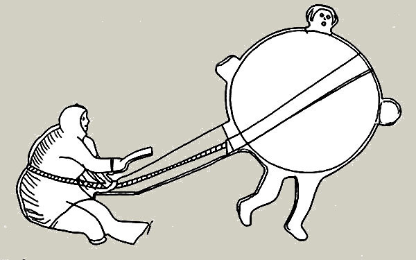 Shamanic ritual as a symbolic journey through the universe