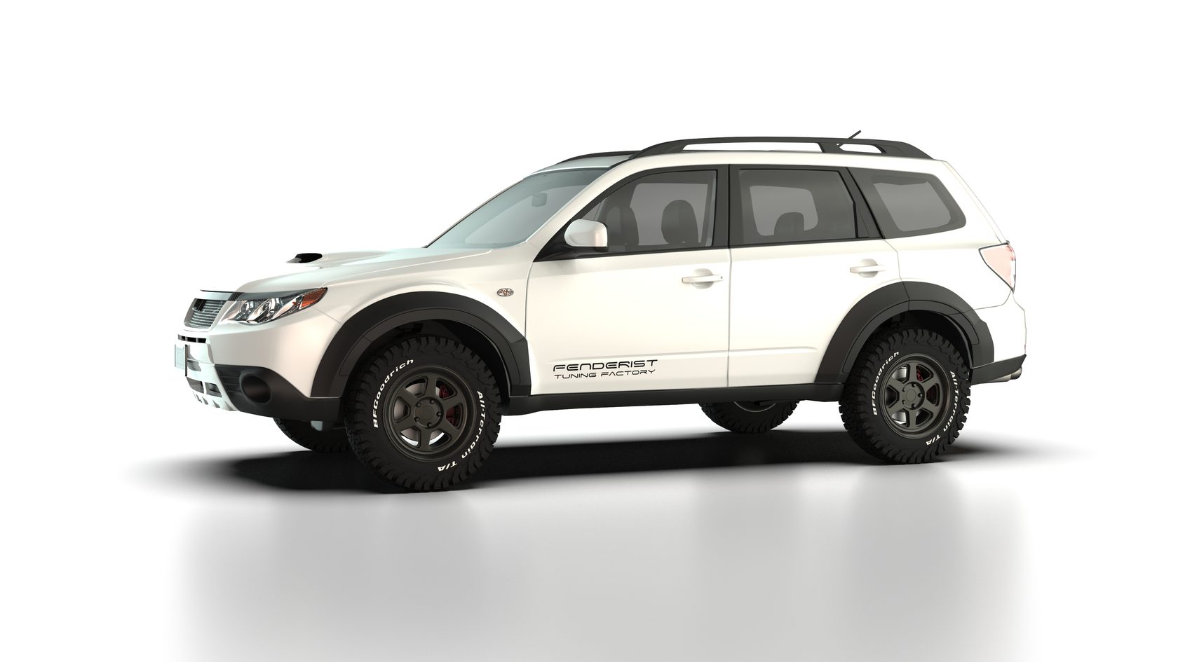 Rear mid spoiler Active VacationSUBARU FORESTER SH 07-14
