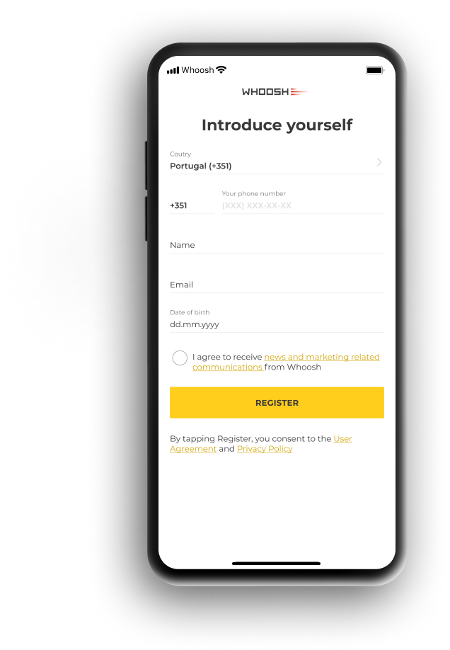 WHOOSH SCOOTER SHARING