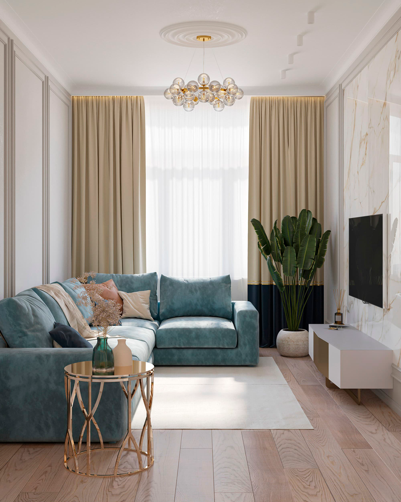 Ремонт квартир «под ключ» в Курске от студии дизайна интерьера MATI DESIGN