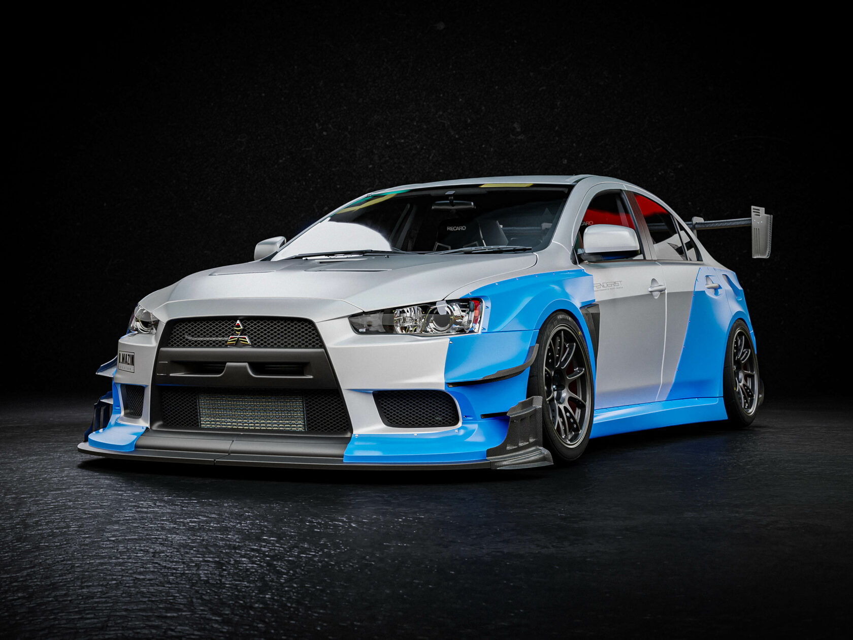 FENDERIST SPEC R Full Set / WIDE BODY KIT MITSUBISHI LANCER EVO X 2008-2015