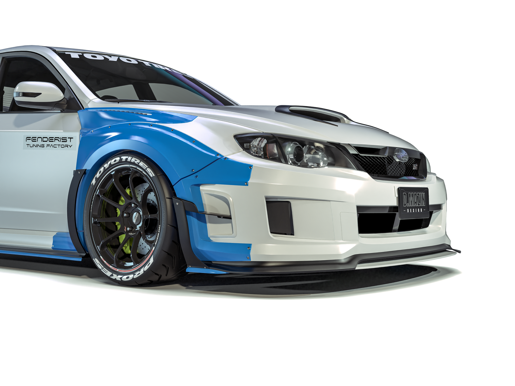 REAR SPLITTERS SUBARU IMPREZA WRX STI GVB/GVF 07-14