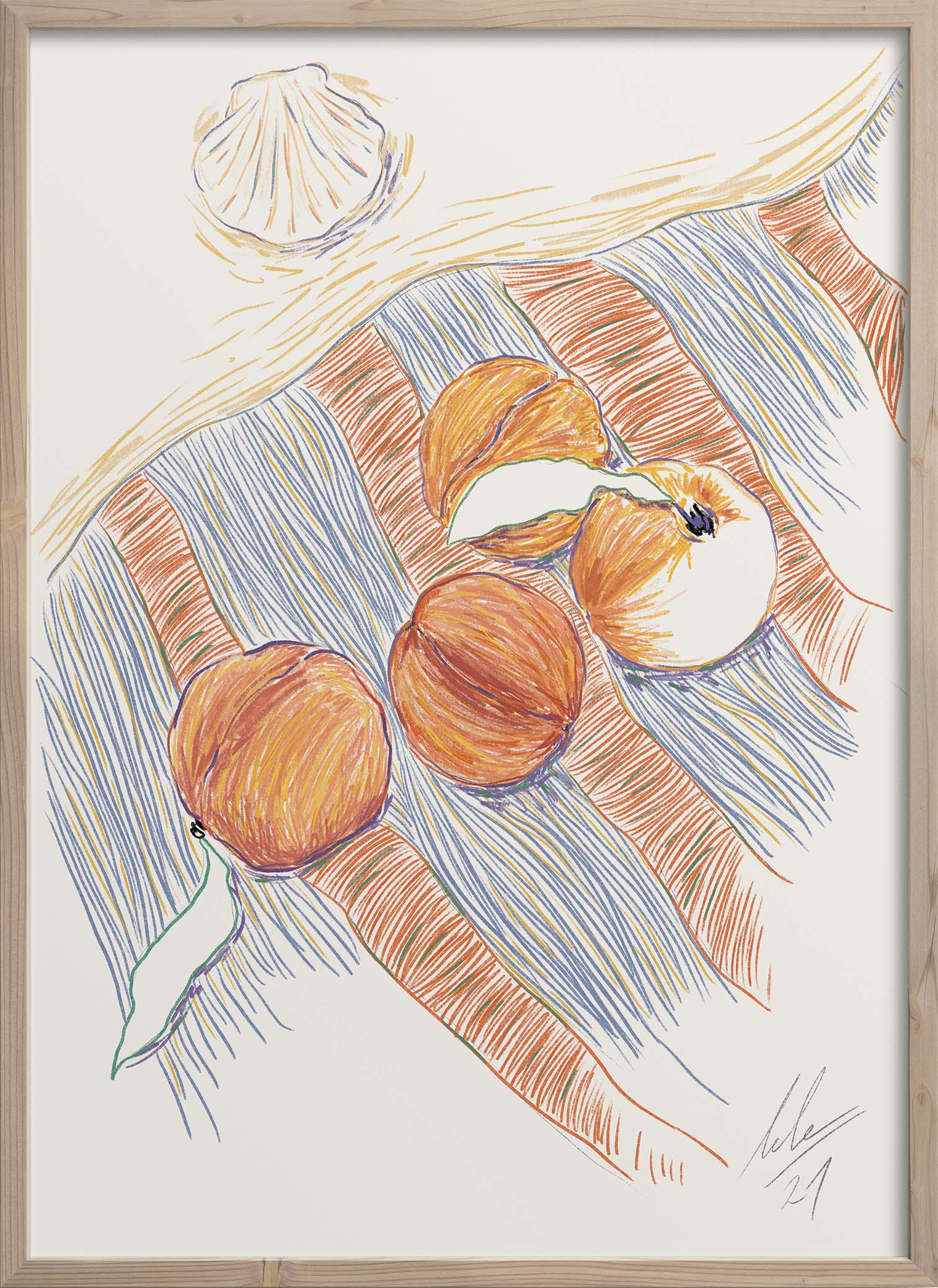 Peaches by Lena Berman ⏤ UUTNO ⏤ Интерьер-френдли арты