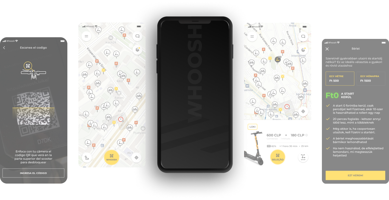 WHOOSH |Scooter Eléctrico y Bicicleta Compartida