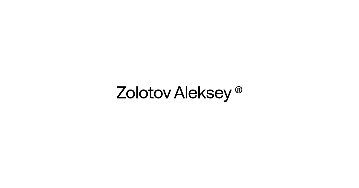 Zolotov Aleksey ® — О себе