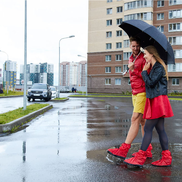 Пончи — резиновые сапоги в кармане. Компактные дождевики для обуви ...
