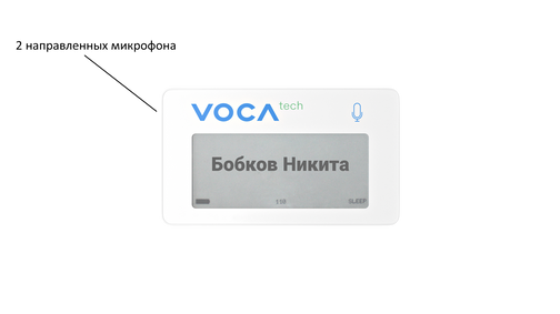 Аудиобейджи VOCA tech