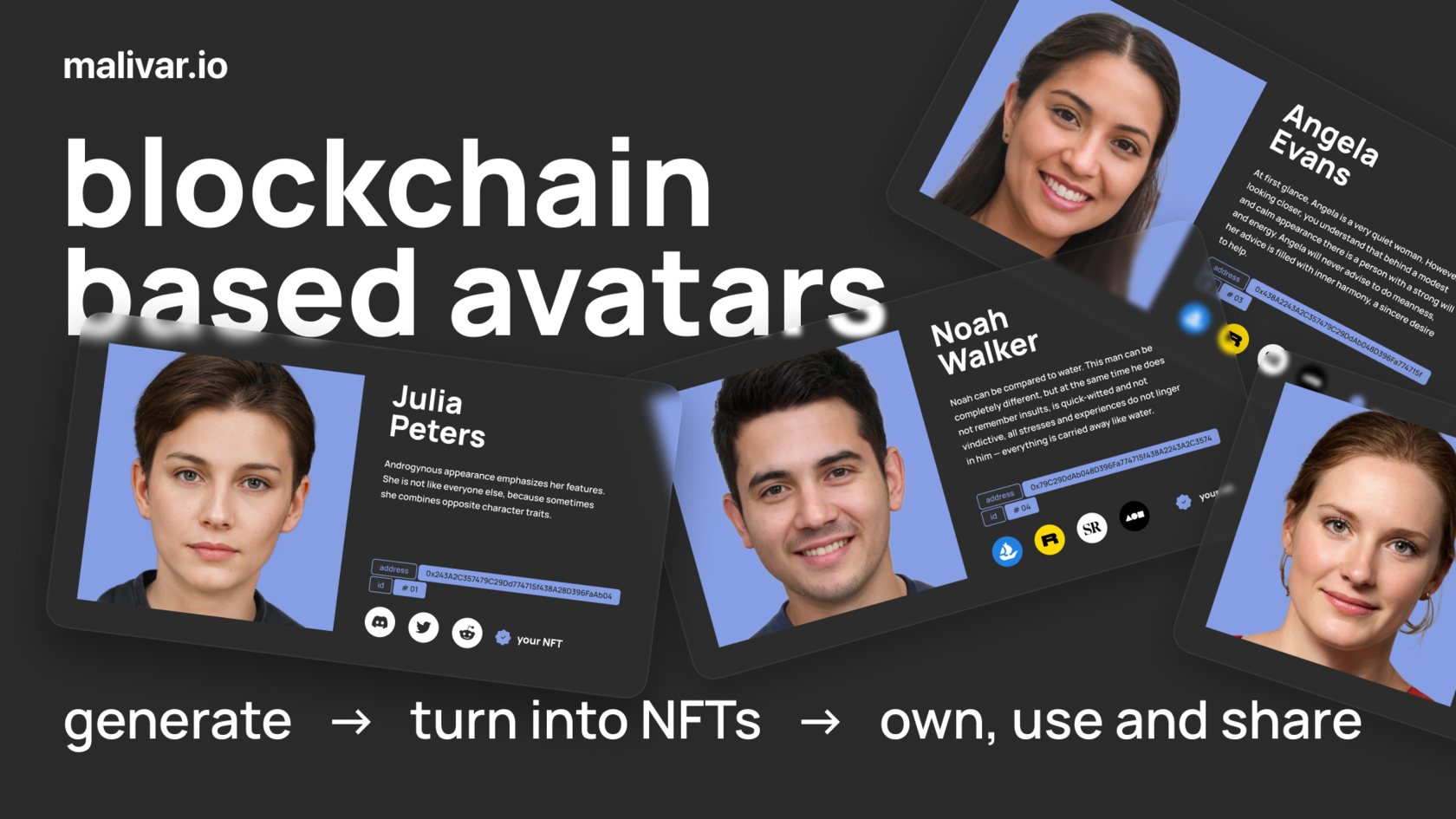 blockchain based avatars