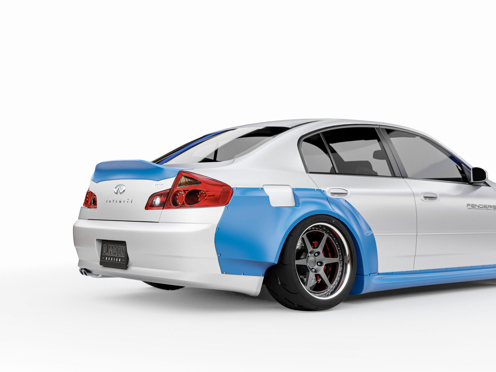 FENDERIST SPEC S Full Set / WIDE BODY KIT INFINITI G35 / NISSAN SKYLINE ...