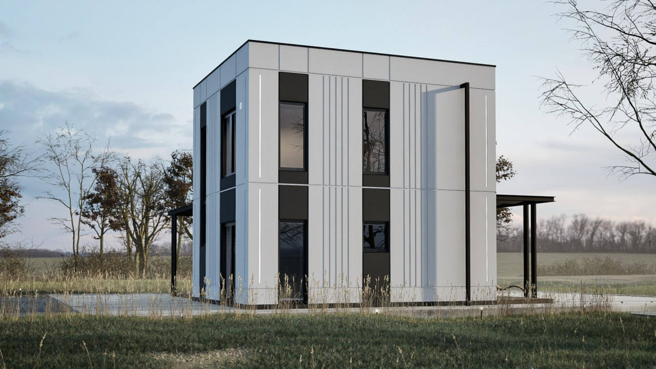 Проект дома из ЖБИ FP-5 Pilvi | FINSTROYPANEL