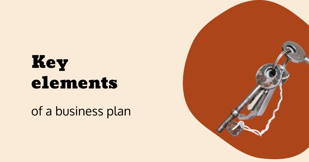 Key elements of a business plan