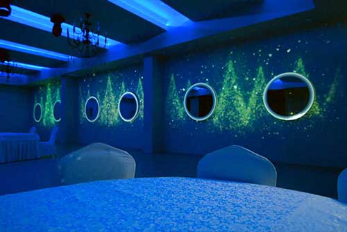 Connecting multiple projectors to a single computer. Panoramic projection